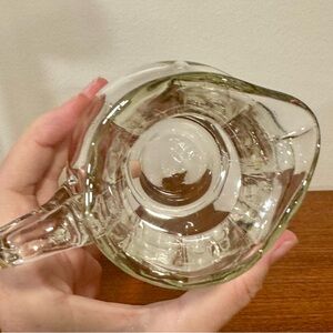 colony | Accents | Vintage Romanian Glass Crystal Small Pitcher Vase ...